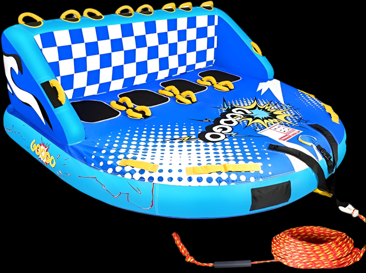 GOOGO 4 person towable tube – AQUASPORTS SA